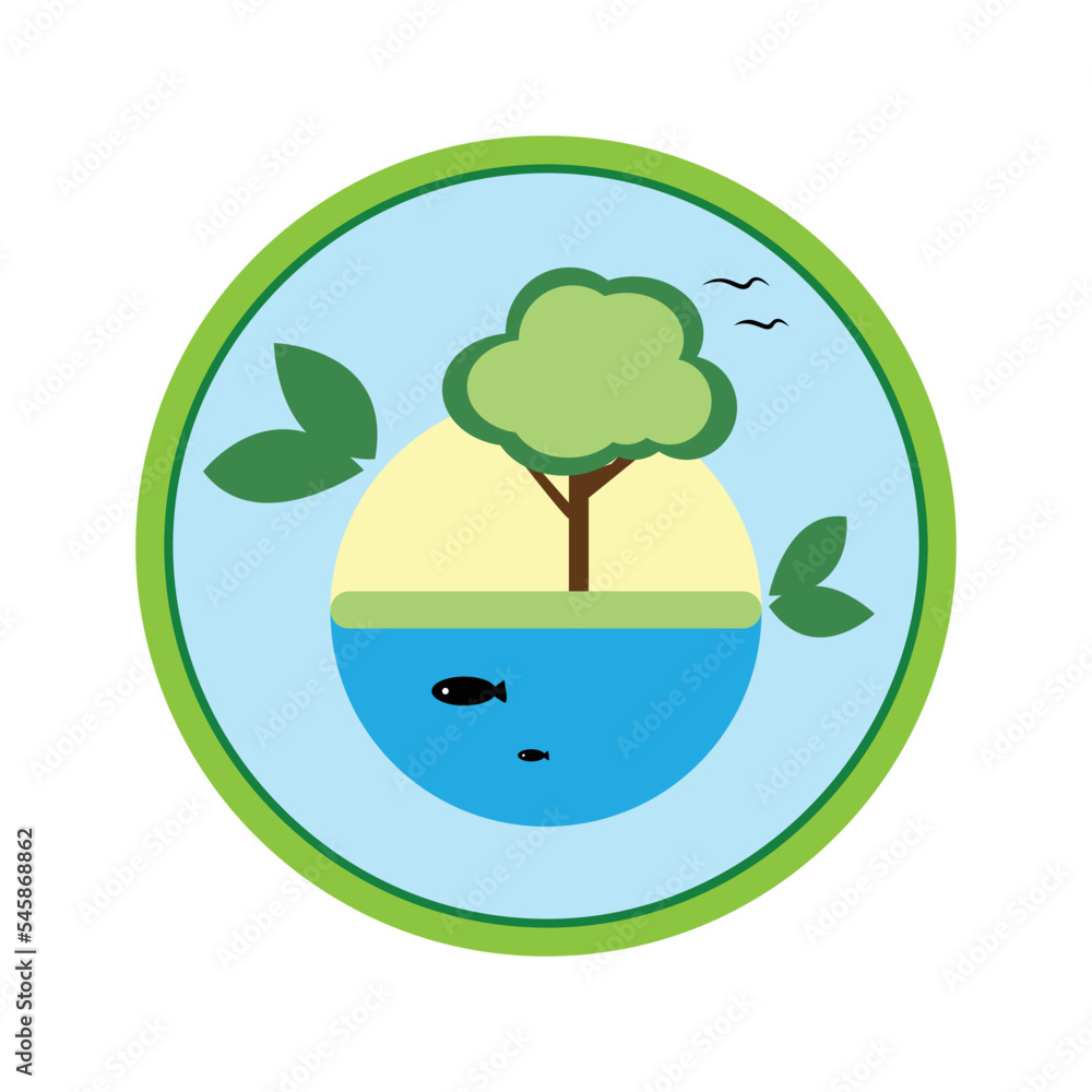 Eco friendly concept. Ecological sustainable development. Tree growing ...