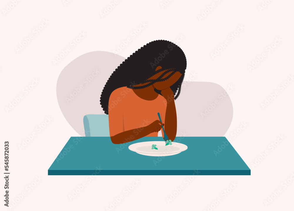 Depressed Cartoon Characters Eating
