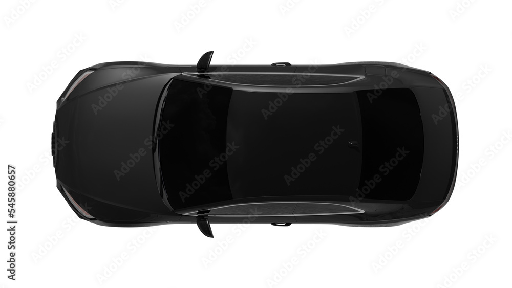 top view of black car isolated on white, AUDI RS5 png transparent ...