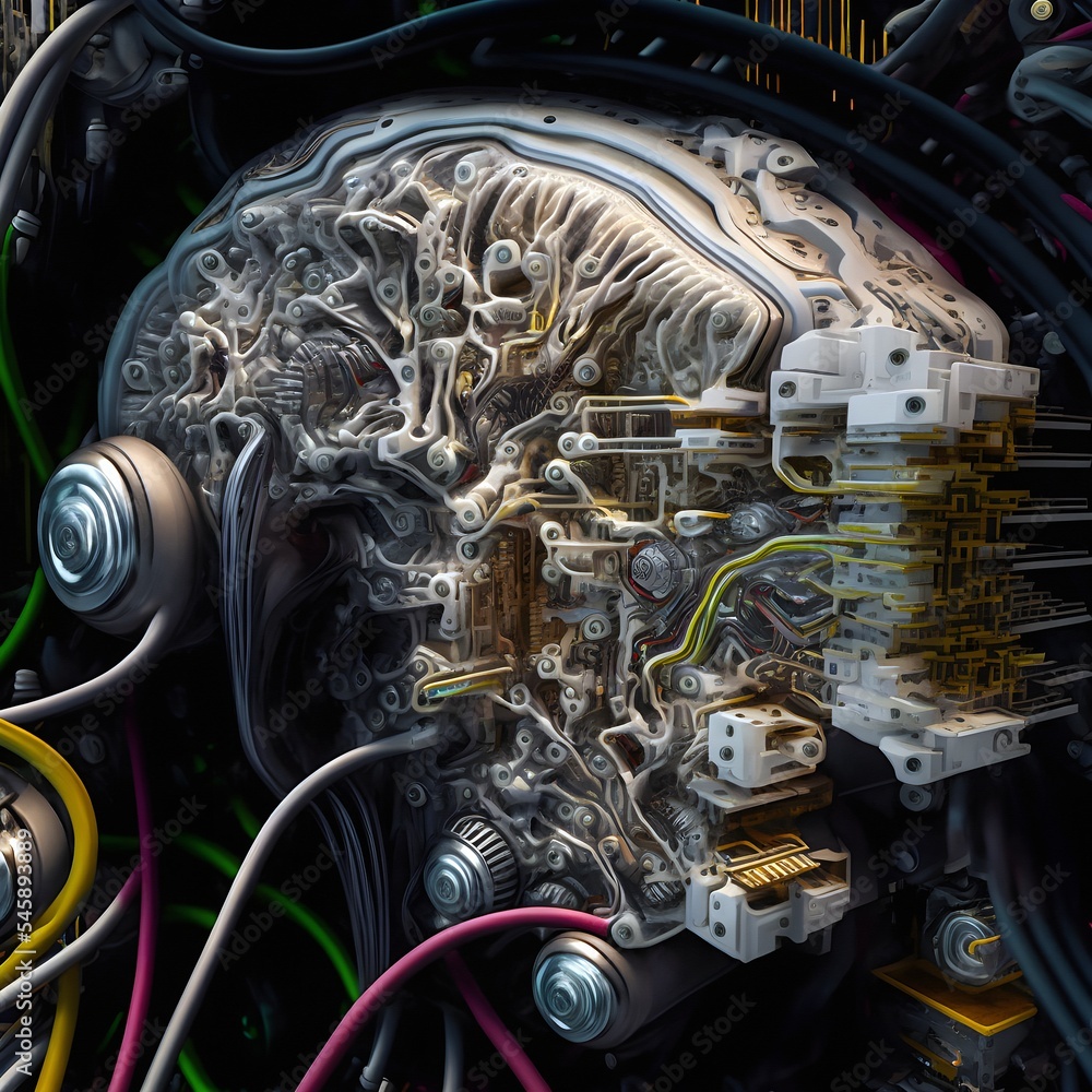 A prototype of the first Artificial Humanoid android brain. Advanced ...