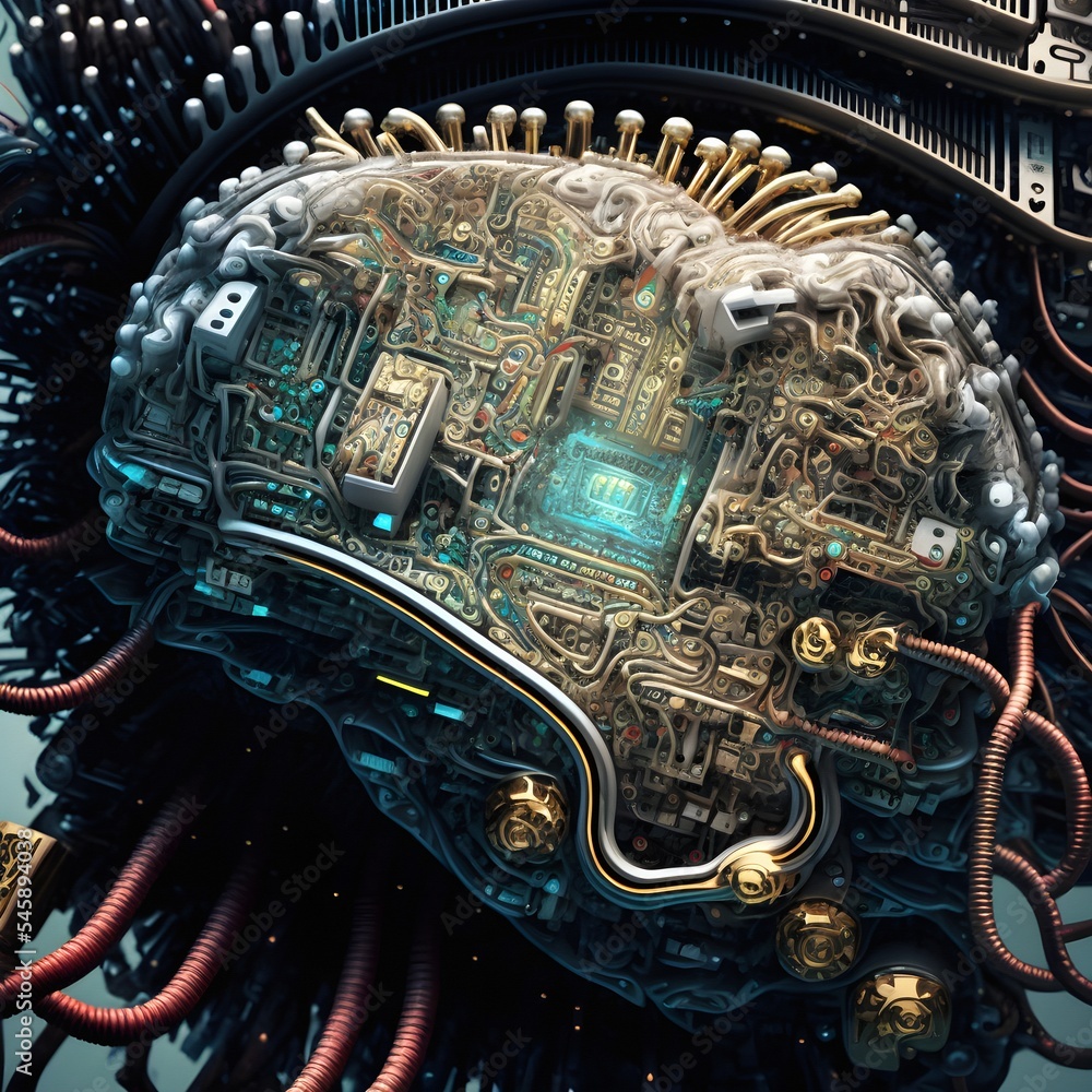 A prototype of the first Artificial Humanoid android brain. Advanced ...