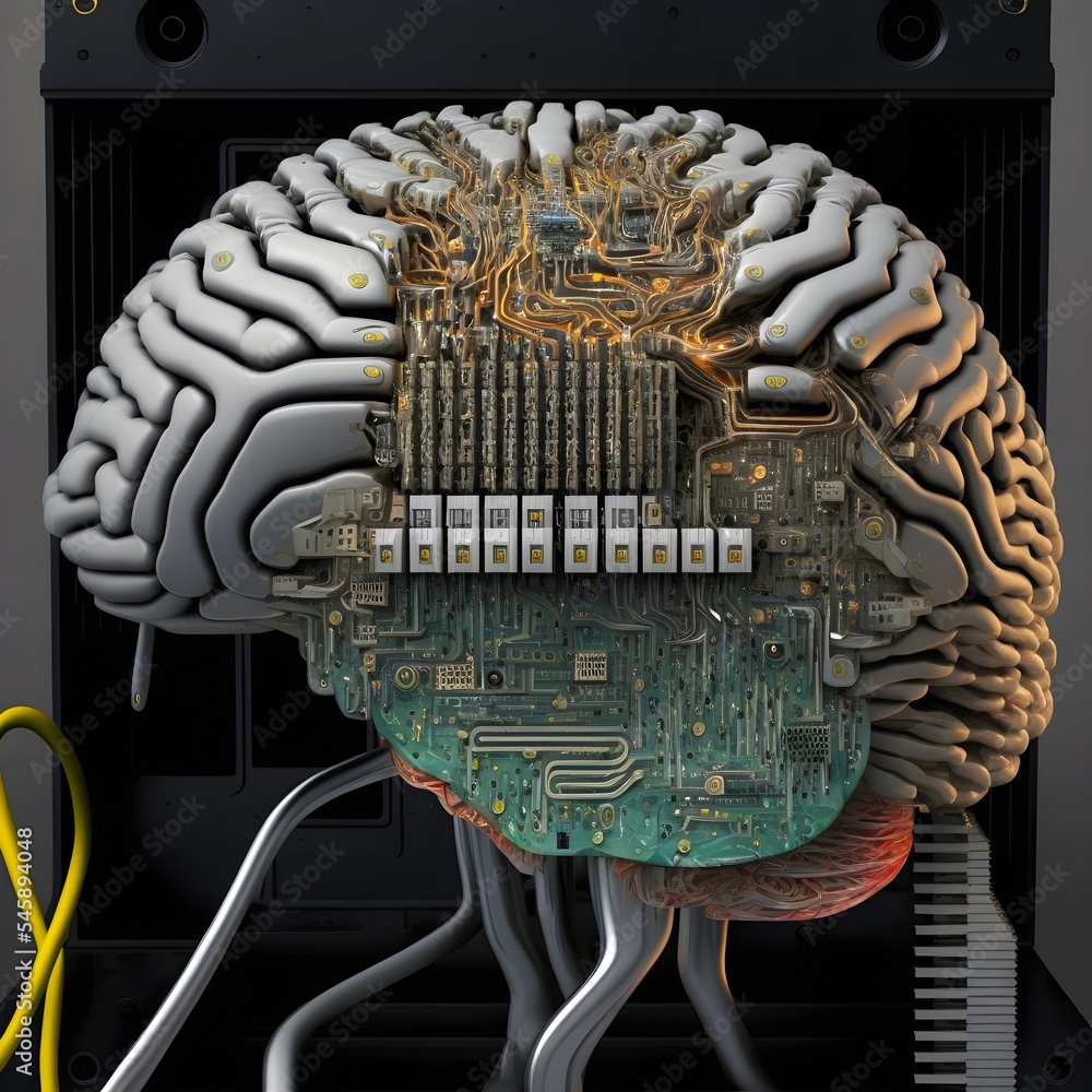 A prototype of the first Artificial Humanoid android brain. Advanced ...