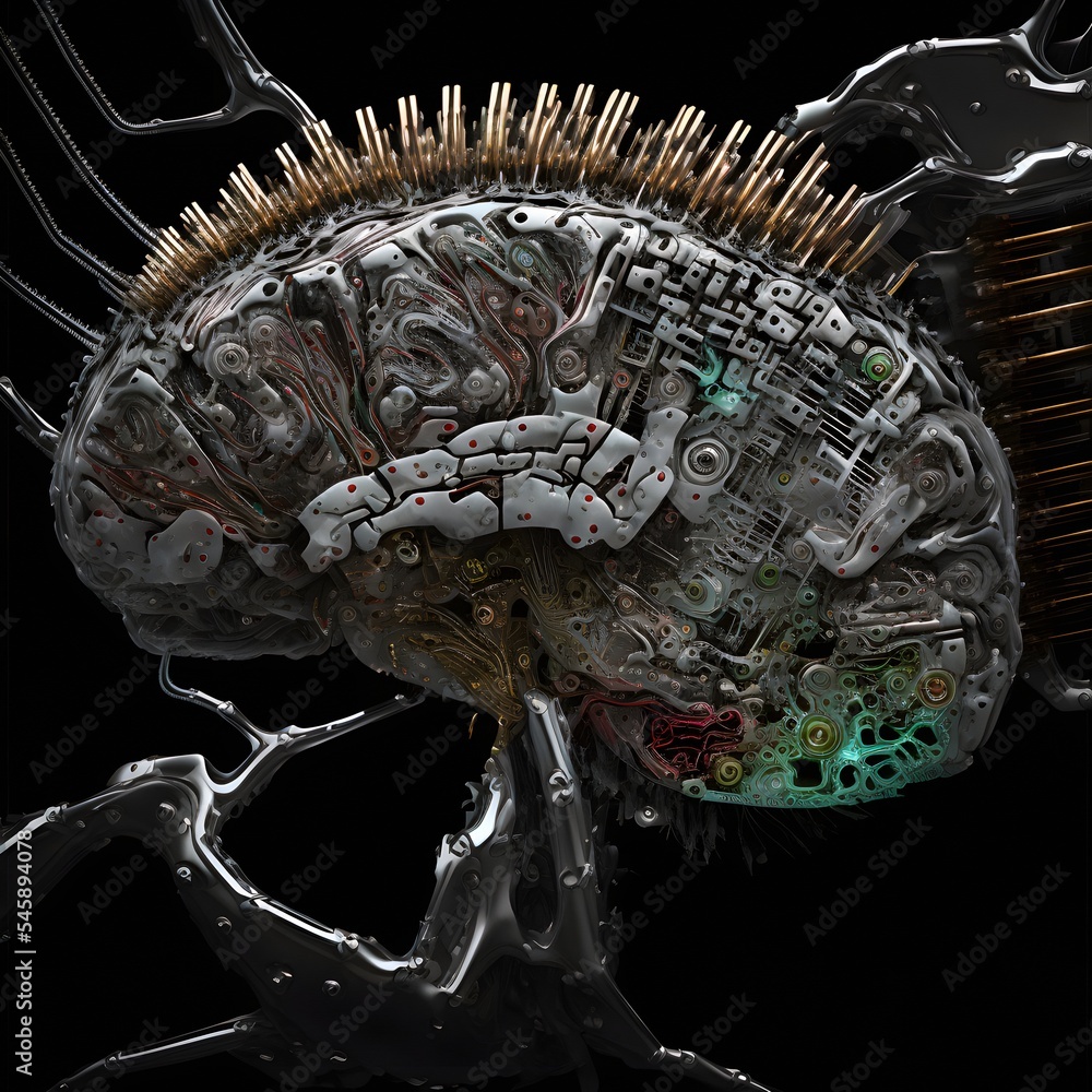 A prototype of the first Artificial Humanoid android brain. Advanced ...