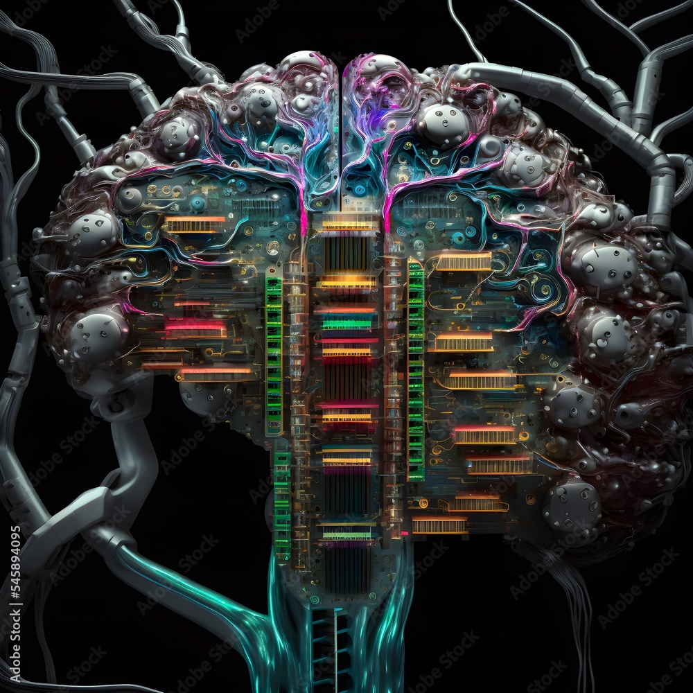 A prototype of the first Artificial Humanoid android brain. Advanced ...