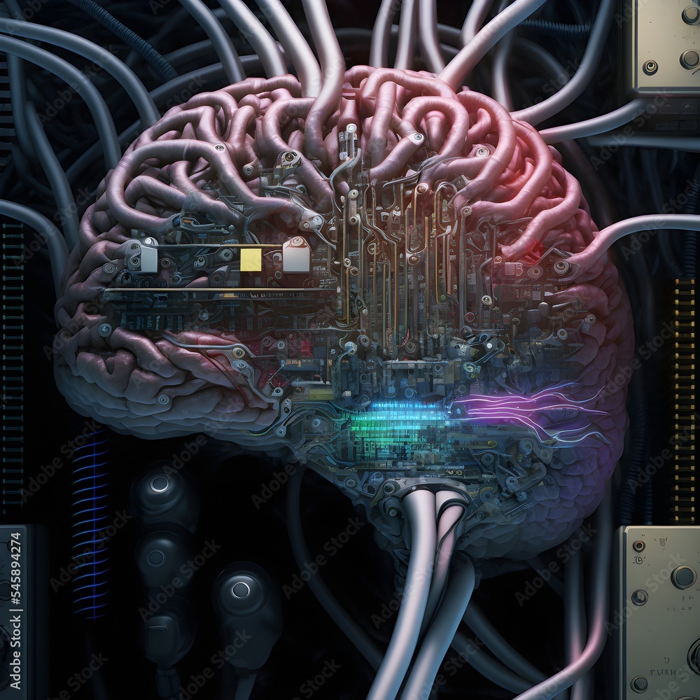 A prototype of the first Artificial Humanoid android brain. Advanced ...