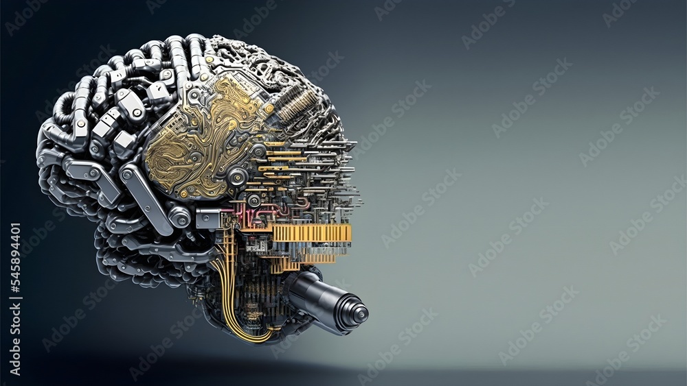 A prototype of the first Artificial Humanoid android brain. Advanced ...