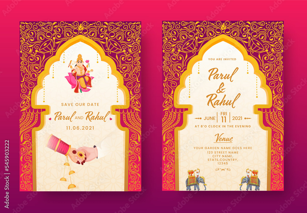 Wedding Invitation Card Design With Lord Ganesha Images - Infoupdate.org