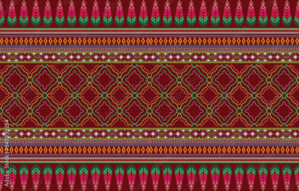 Gypsy pattern tribal ethnic motifs geometric vector background. Doodle ...