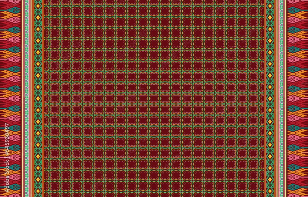 Gypsy pattern tribal ethnic motifs geometric vector background. Doodle ...