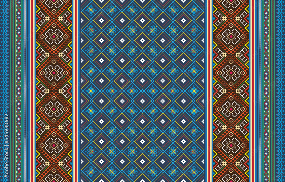 Gypsy pattern tribal ethnic motifs geometric seamless background ...