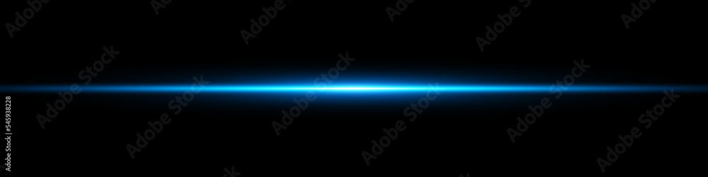 Abstract blue lights lines on black background vector illustration ...