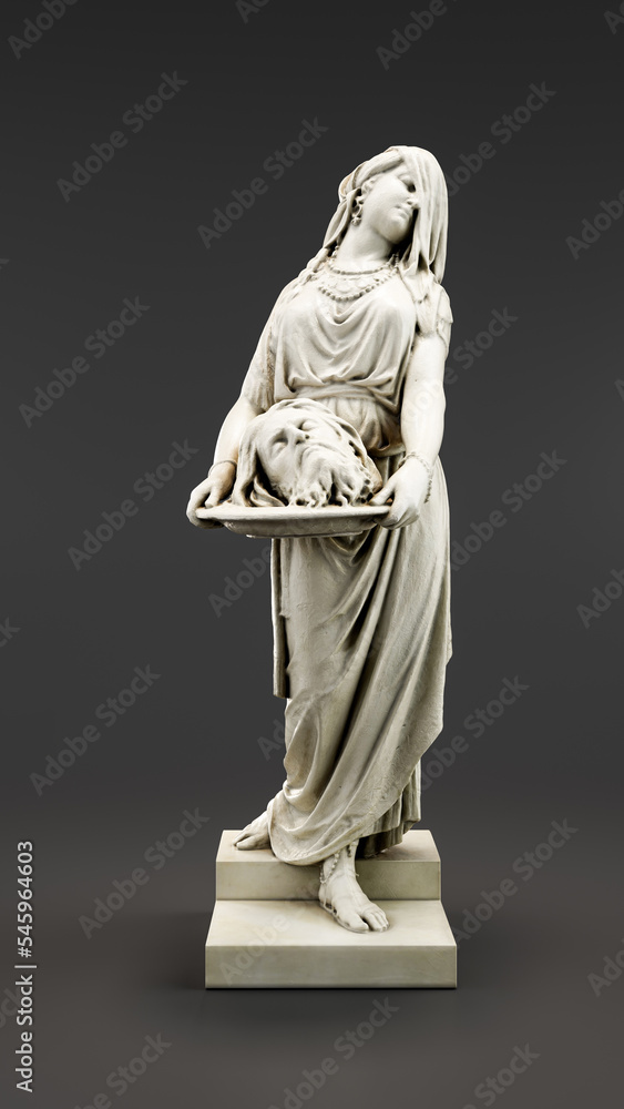 Statue of Salome, the daughter of Herodias and stepdaughter of King ...