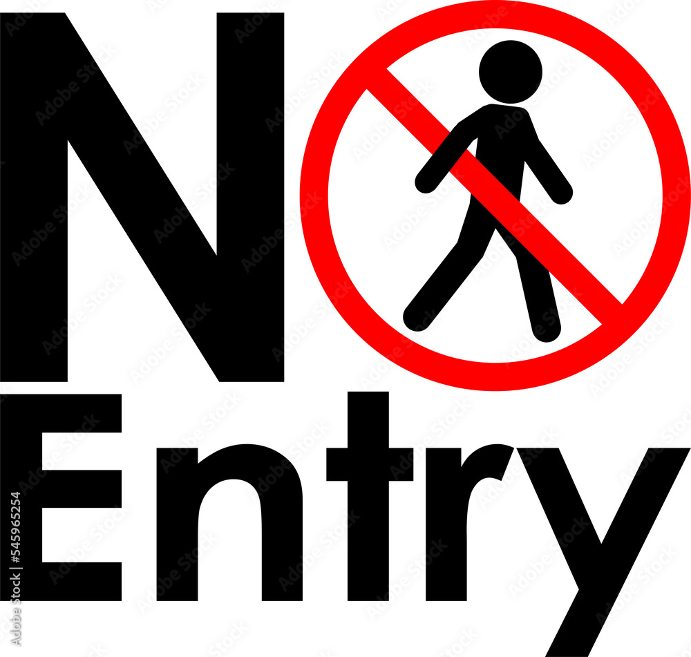 Red White Restricted Area Authorized Personnel Only Symbol Warning ...