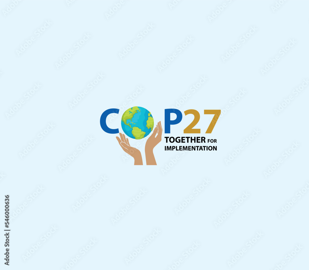 COP 27- Egypt, International climate change summit concept background ...