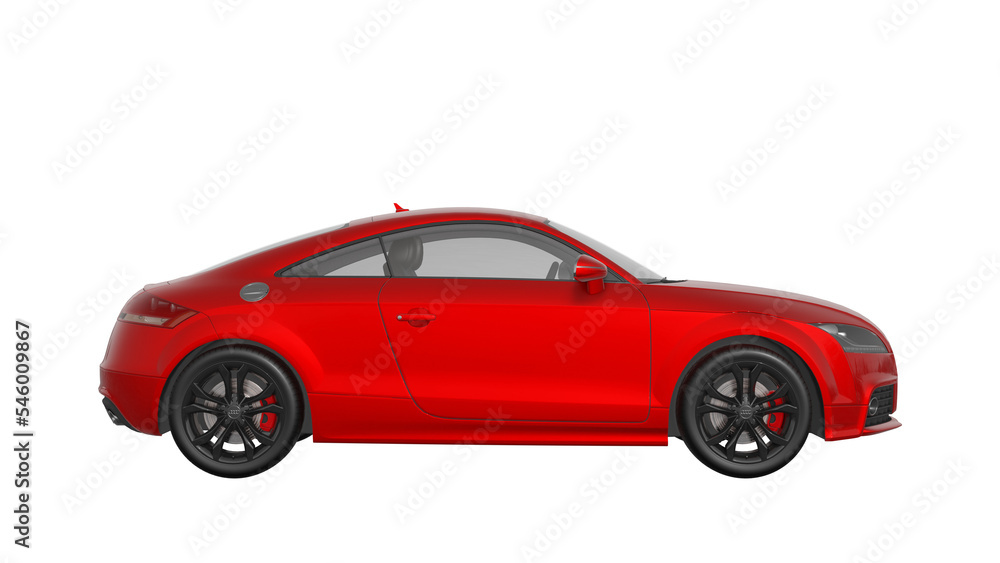 side view of red car isolated on white, AUDI TT png transparent ...
