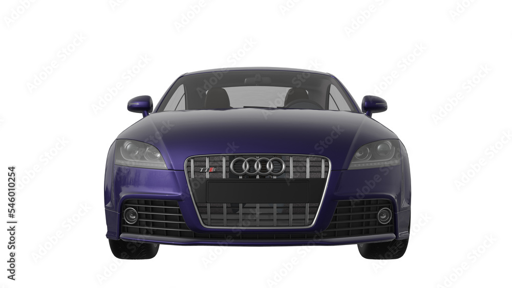 front view of blue car isolated on white, AUDI TT png transparent ...