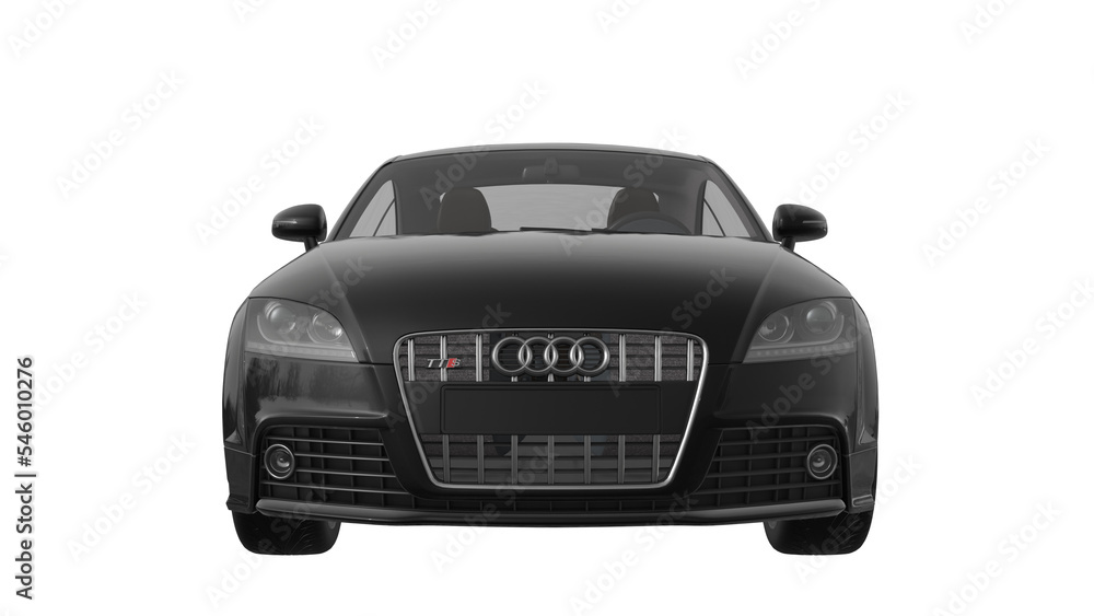 front view of black car isolated on white, AUDI TT png transparent ...