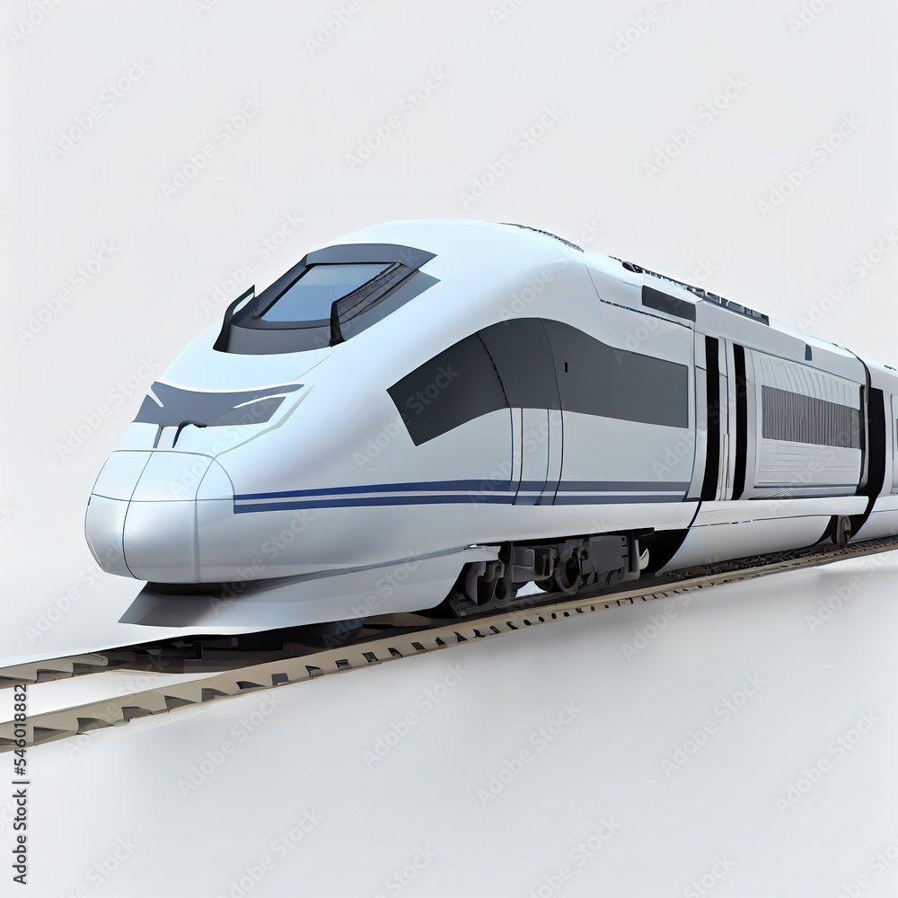 Speed train, speed train model. Ai generated illustration in style of ...