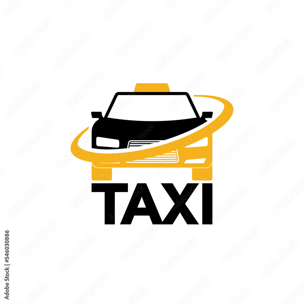Car, Taxi service logo Isolated on white background Stock Vector ...