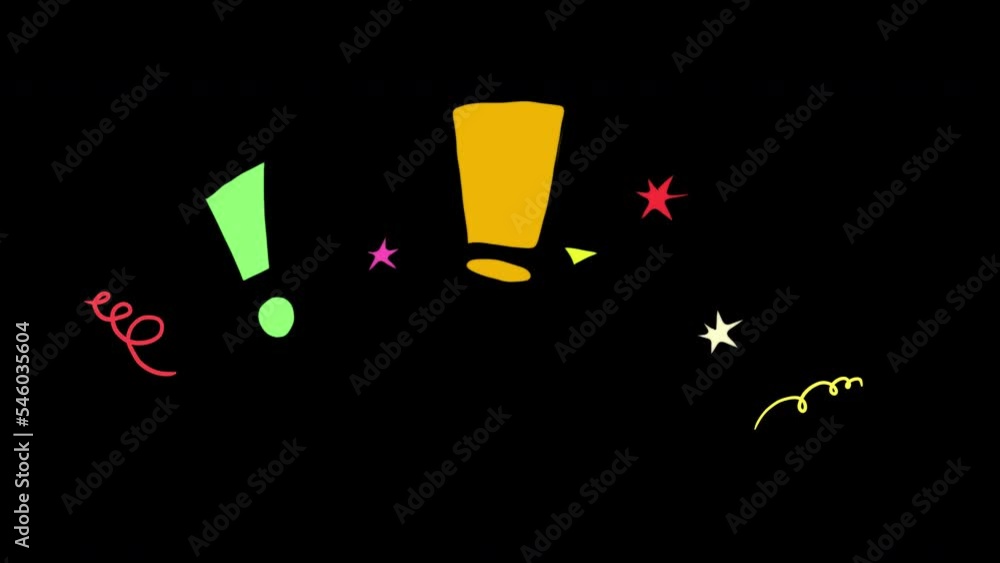 2d cartoon effects of emotions. Drawn 4 animation elements.Two ways to ...