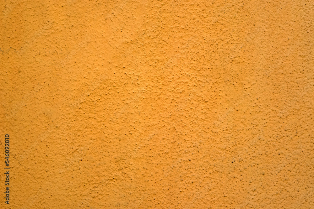 Orange Abstract Background. Painted Orange Color Stucco Wall Texture ...