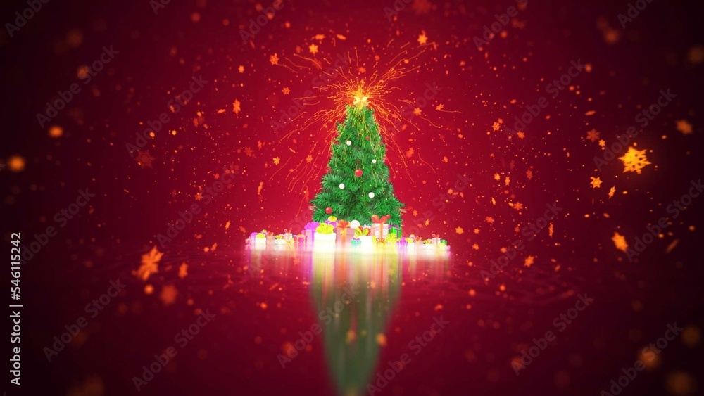 Christmas Opener Stock Template | Adobe Stock