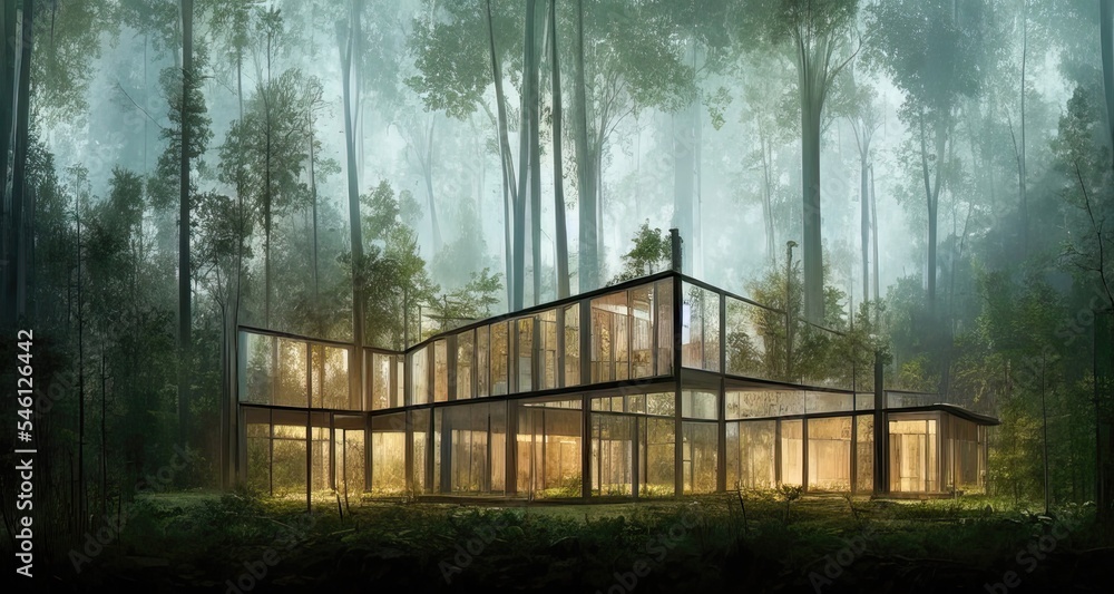 Zero Emission House, futuristic eco house environmentaly friendly ...