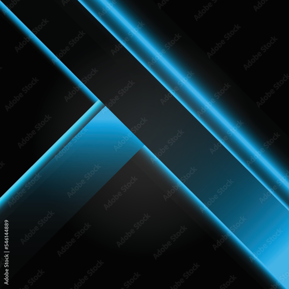 blue modern lighting line effect background design Stock Vector | Adobe ...