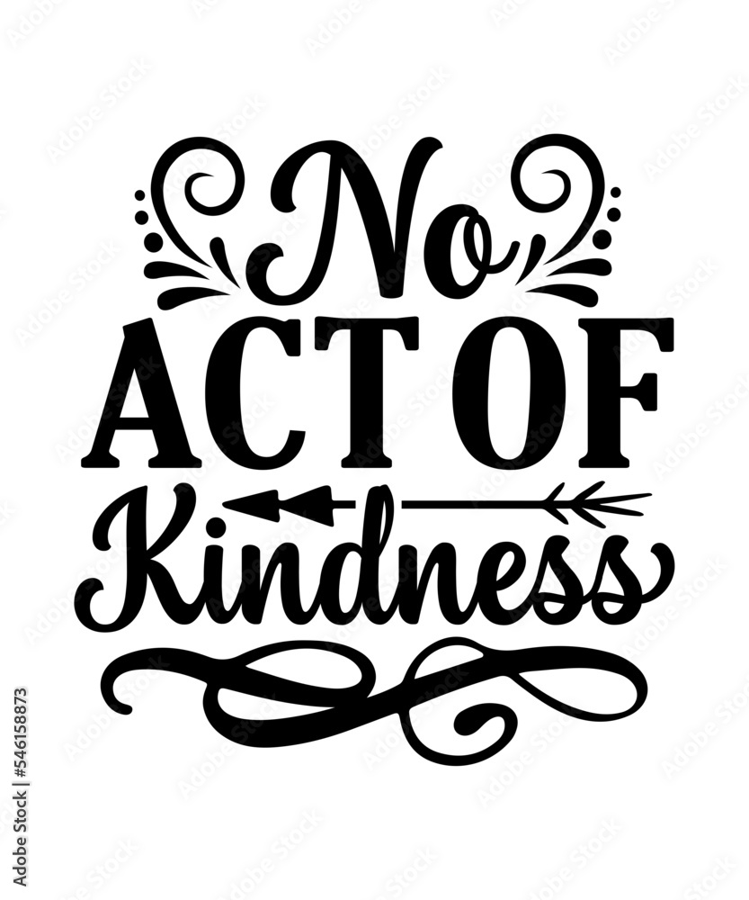 No act of kindness SVG, procreate SVG, procreate vector, procreate t ...