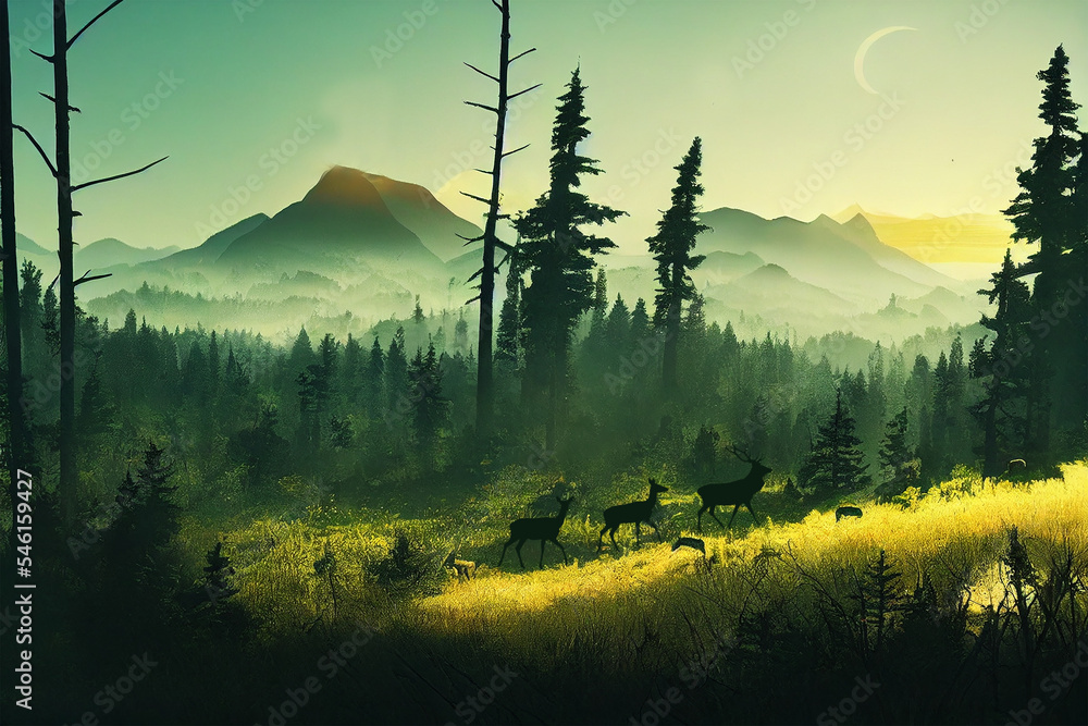 firewatch wallpaper background. beautiful scenery landscape graphic ...