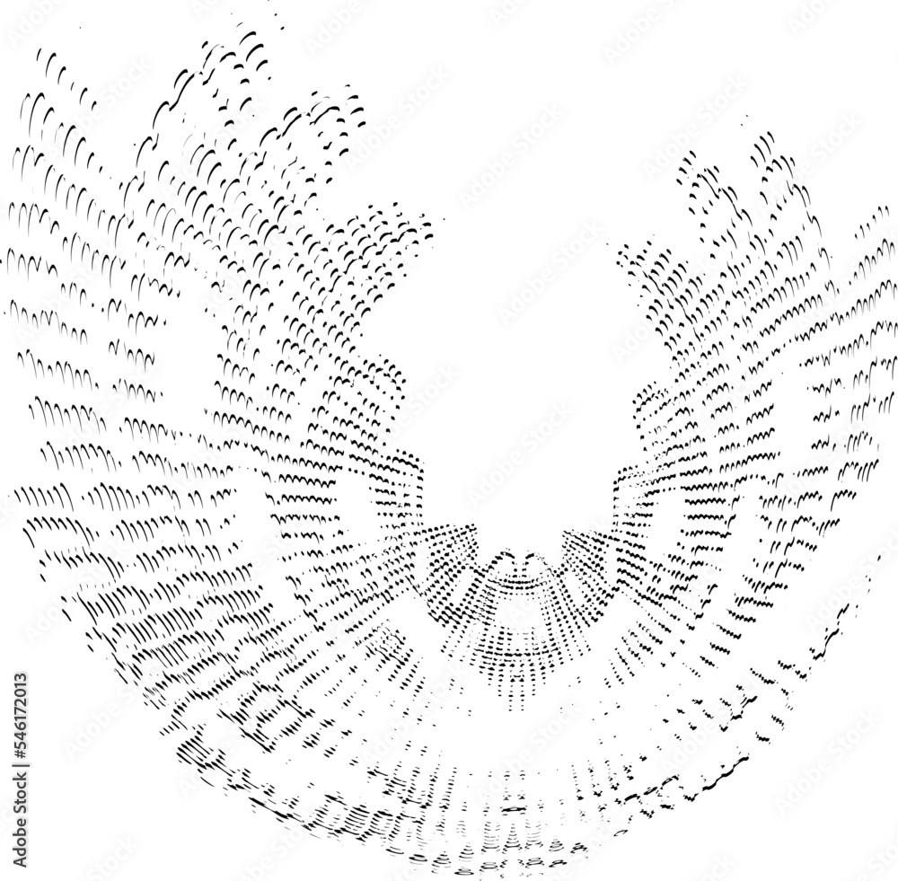 Schematic, carelessly drawn outline of a phoenix. Logo, tattoo ...