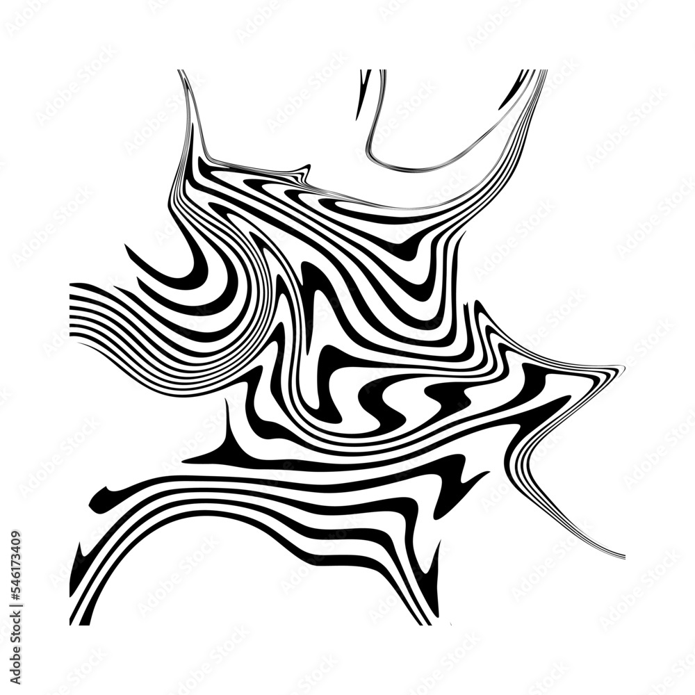 Vintage perforated texture.Interference illusion moire pattern. wave ...