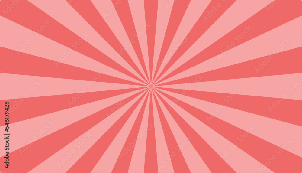 abstract background vector with rays and pastel color for comic or ...