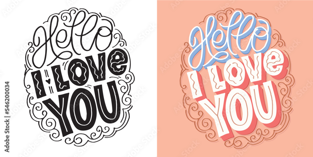 Hand drawn motivation lettering phrase in modern calligraphy style ...