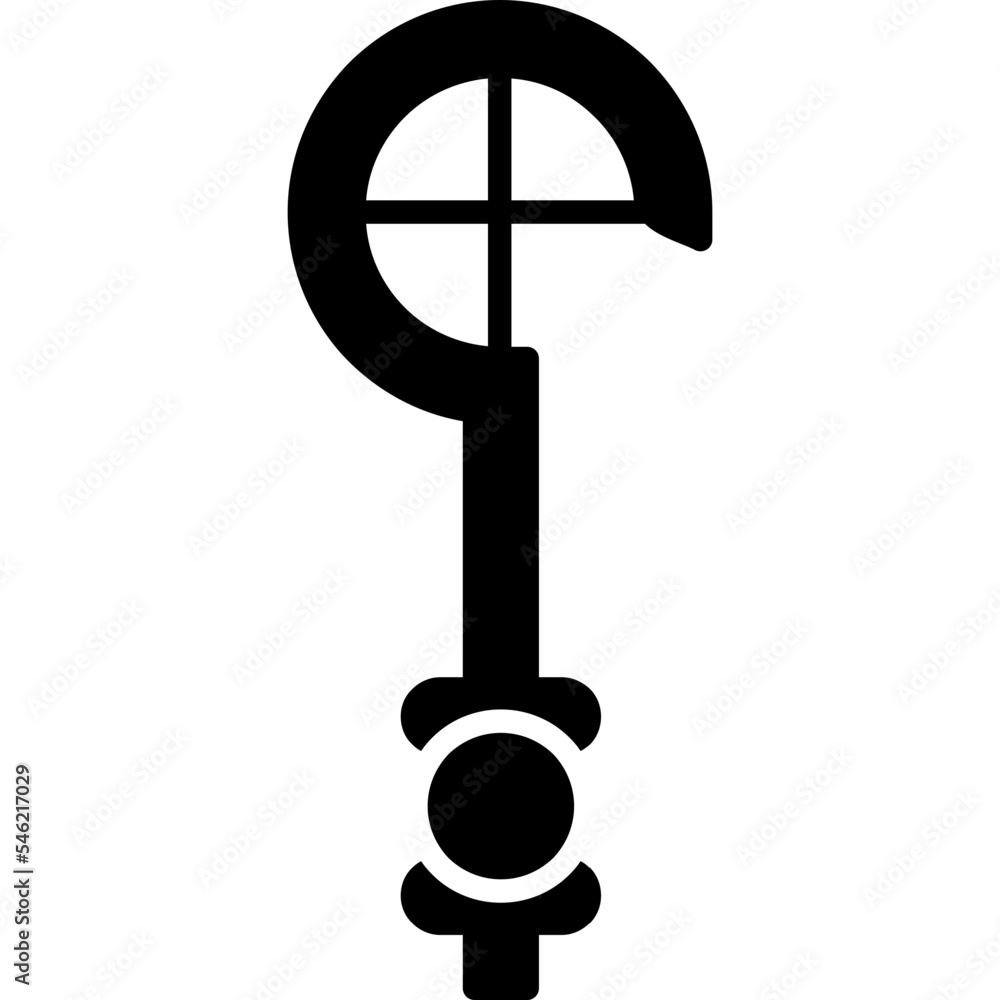 Crosier Icon Stock Vector | Adobe Stock