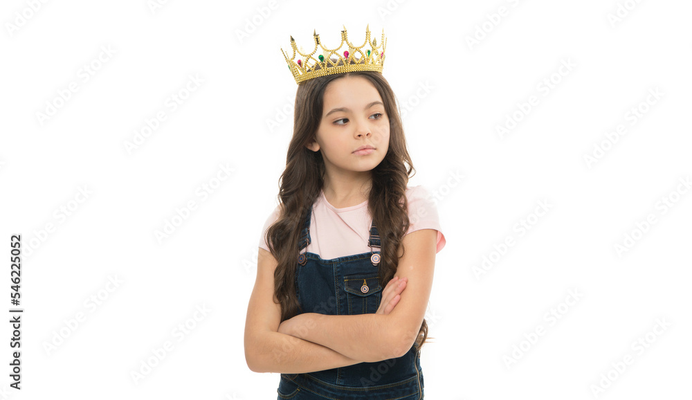 arrogant teen girl in studio. photo of arrogant teen girl with long ...
