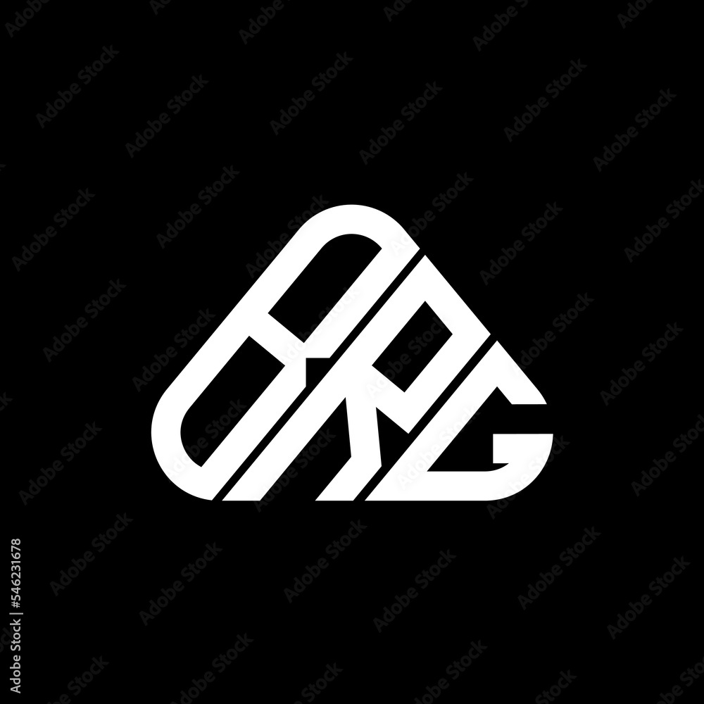 BRG letter logo creative design with vector graphic, BRG simple and ...