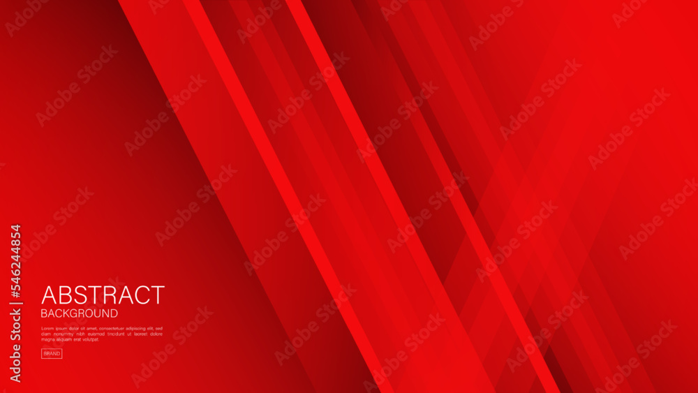 Red abstract background, polygon vector, Geometric vector, Minimal ...