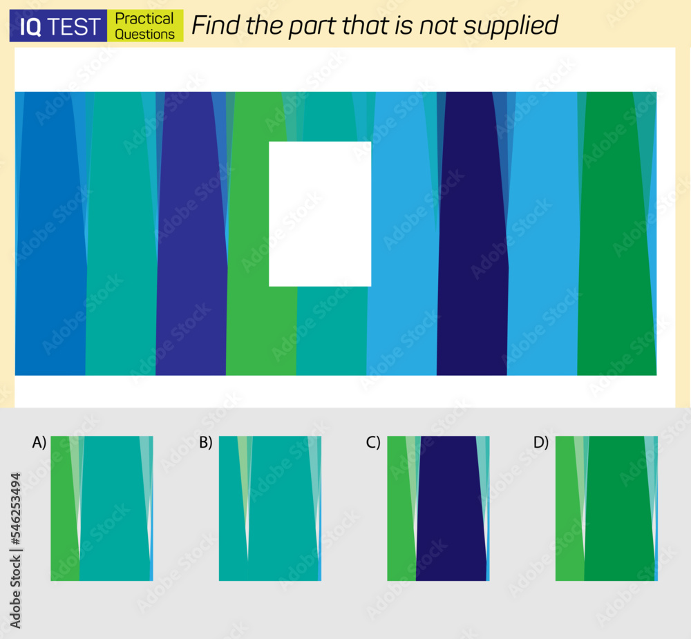 Visual intelligence questions IQ TEST, visual intelligence questions ...