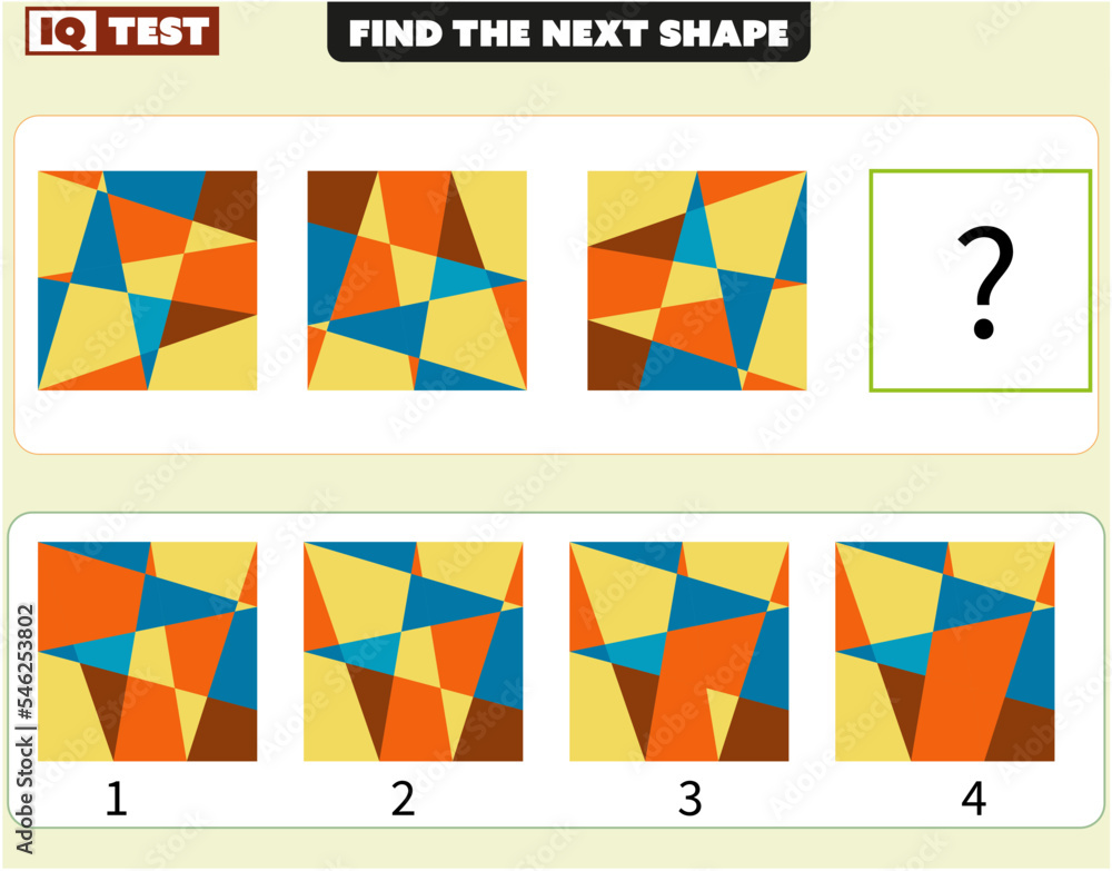 Visual intelligence questions IQ TEST, visual intelligence questions ...
