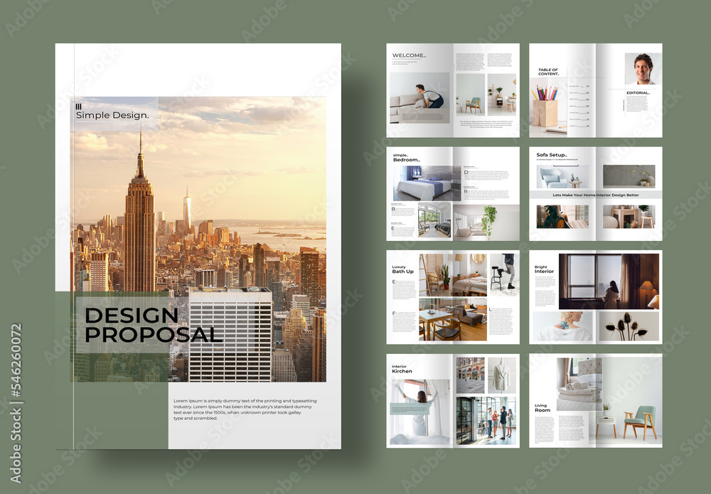 Design Proposal Stock Template | Adobe Stock