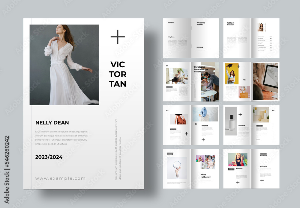 Photography Portfolio Layout Stock Template | Adobe Stock