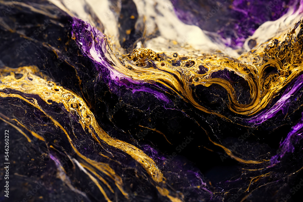 Abstract purple marble background. Fluid art modern 3d wallpaper ...