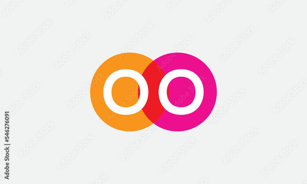 Multi Color Circle logo and colourful circle monogram vector and ...