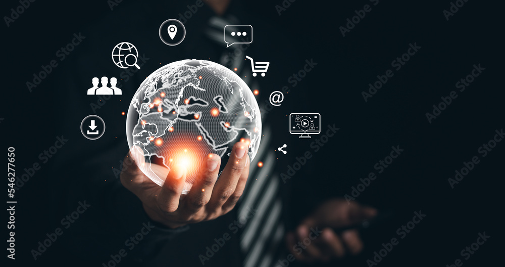 Digital transformation technology strategy, Global communication ...