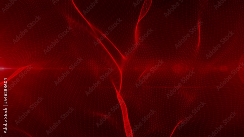 red electricity particle form, futuristic neon graphic Background ...