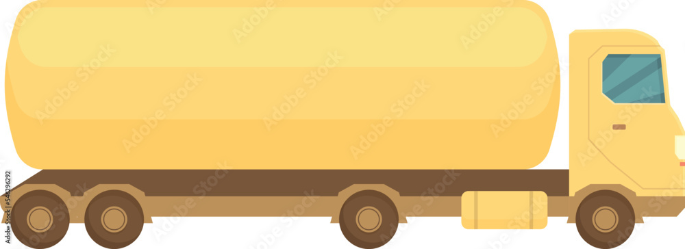 Fuel tank icon cartoon vector. Tanker truck. Cistern oil Stock Vector ...