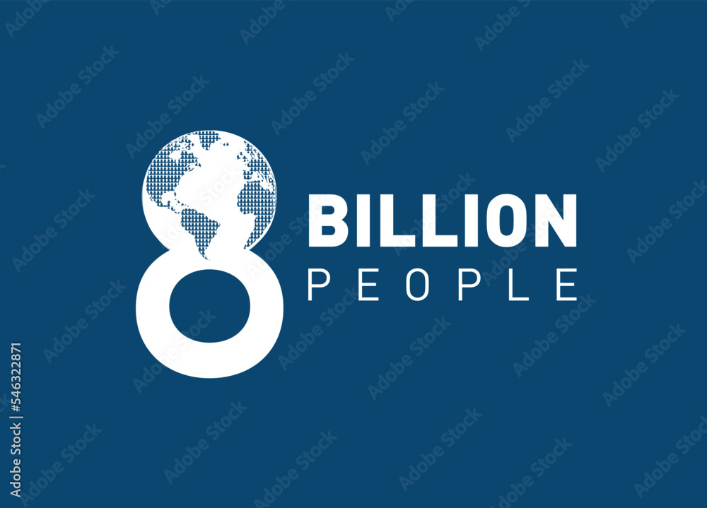 8 billion people in the world. The world population reaches 8 billion ...