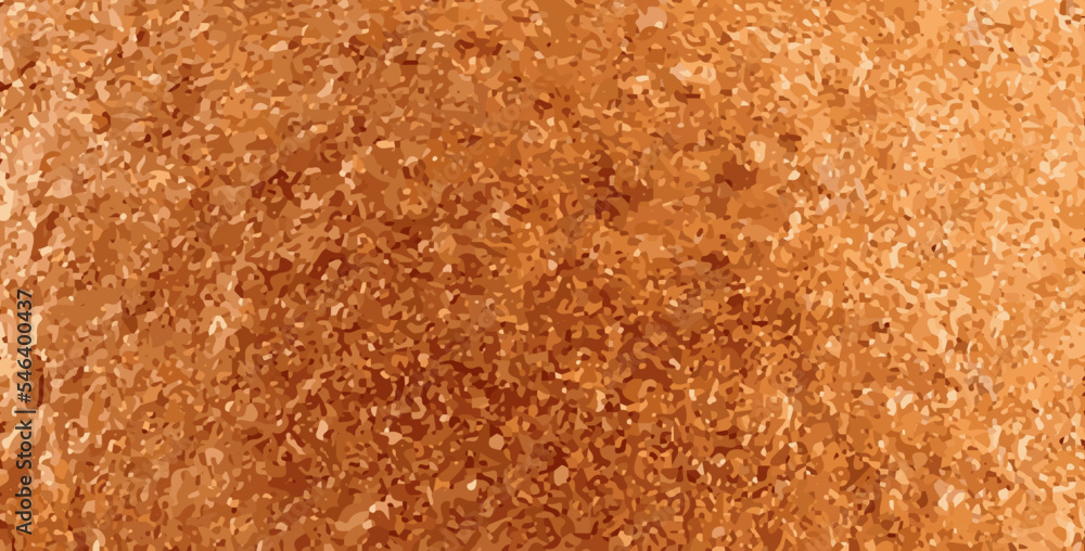 Vector realistic brown bread texture. Bakery crust pattern. Dry toast ...