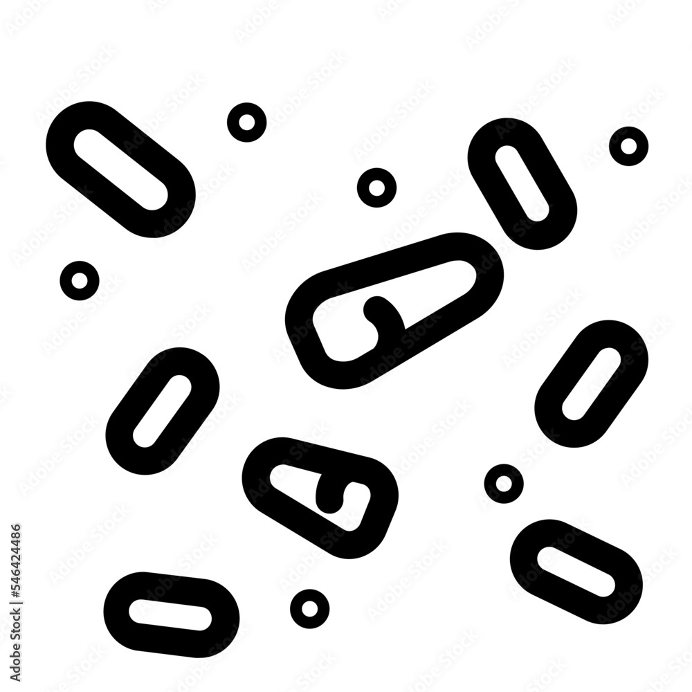 Antibiotic Bacteria Microorganism Virology Virus Coliform E Coli Icon ...